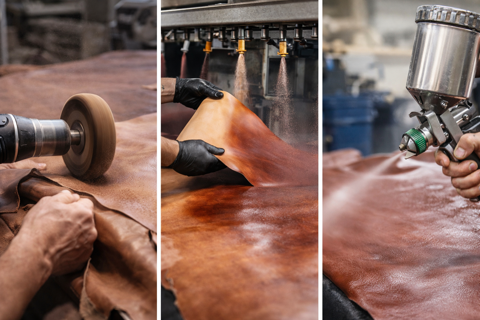 Leather Finishing Techniques Explained (Buffing, Dyeing, Coating)